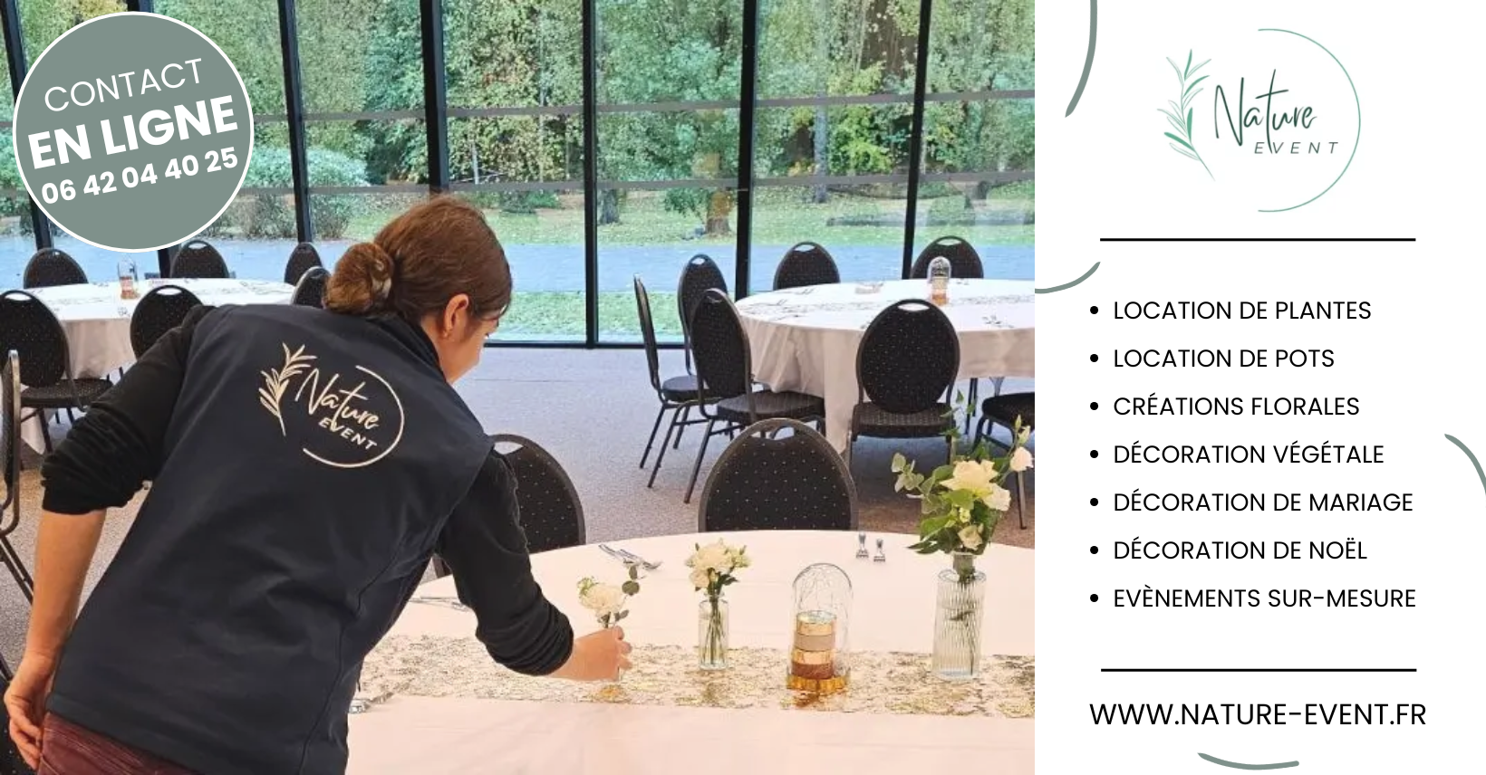 Contactez-nous - Nature Event